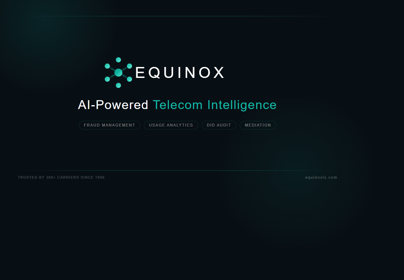 Equinox — Telecom Intelligence Software